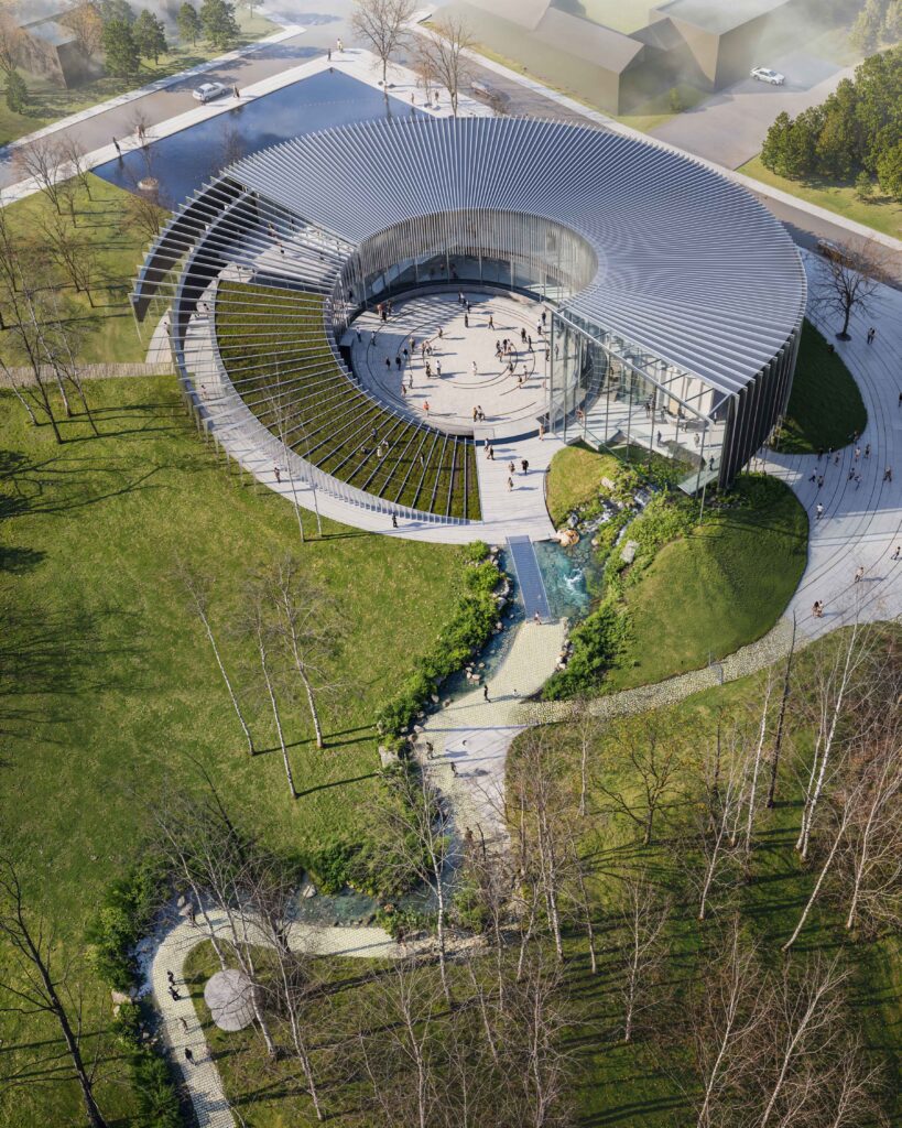 The Circle // Molėtai Water Education Center - arches